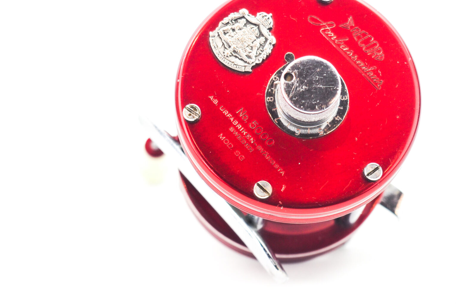 RARE – ABU – RECORD AMBASSADEUR No 5000 (MOD SG) MULTIPLYING REEL – Vintage Fishing Tackle