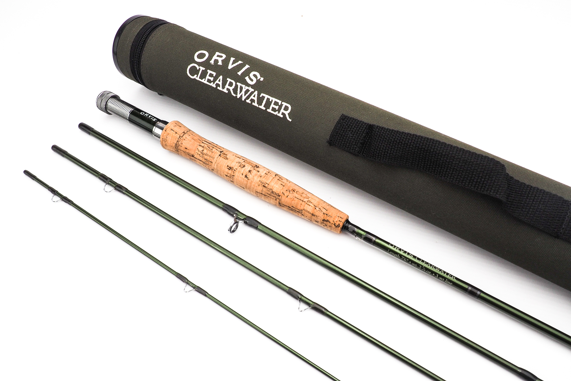 ORVIS “CLEARWATER” 7′6″ #3 TROUT FLY ROD – Vintage Fishing Tackle